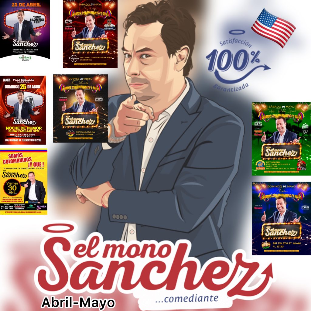 USA 🇺🇸 2021 - Carlos "El Mono" Sanchez - Humorista Colombiano con Sabor!