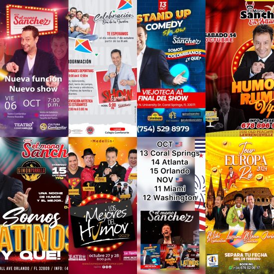 Inicio - Carlos "El Mono" Sanchez - Humorista Colombiano con Sabor!